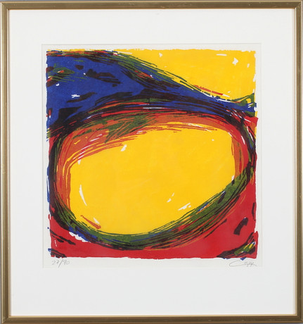 CHRISTEL COPP. Composition, lithograph, signed and numbered 27/70. Art ...