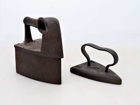 Two irons in iron, early 20th Century. Silver & Metals - Other metals ...