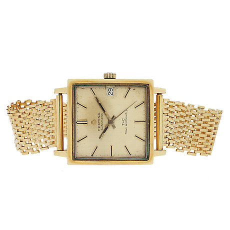 MEN'S Wristwatch, Certina, Town & Country, 18k gold, 72 grams gross ...