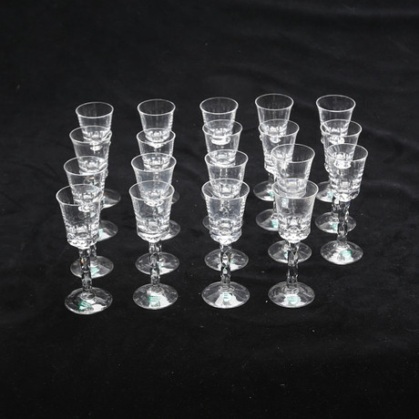 SNAPSGLAS, 19 st, Orrefors, 1900-tal. Glas - Serviser - Auctionet