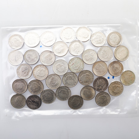 MYNT, 2 kr, 36 stycken. Mynt, Medaljer & Frimärken - Mynt - Auctionet