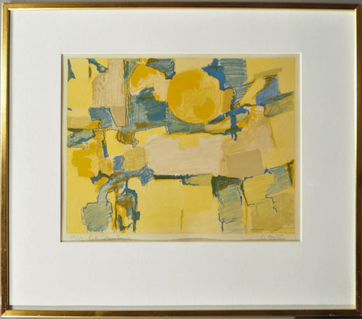 OLLE HALLÉN. Lithograph, signed. Art - Engravings & Prints - Auctionet