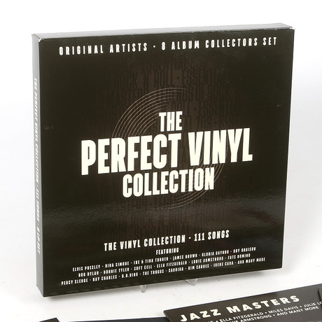 VINYL BOX, 8 vinyls, The Perfect Vinyl Collection, 2000s. Miscellaneous ...