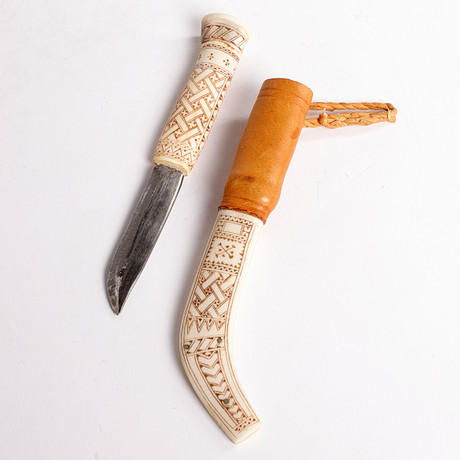 KNUT DAHLGREN. Knife, Sami work. Weapons & Militaria - Edged weapons ...