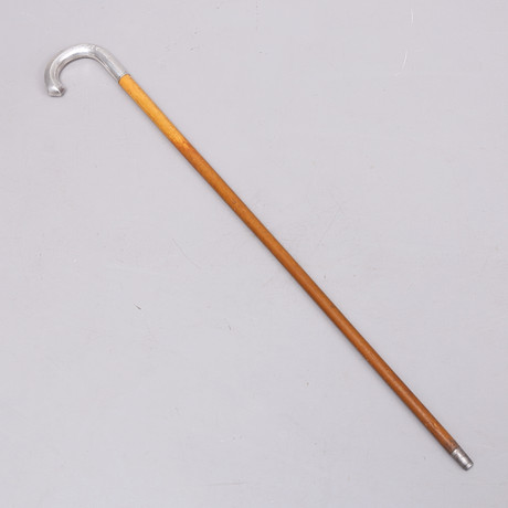 CANE with SILVER CRUTCHES, 1920s. Silver & Metals - Other metals ...