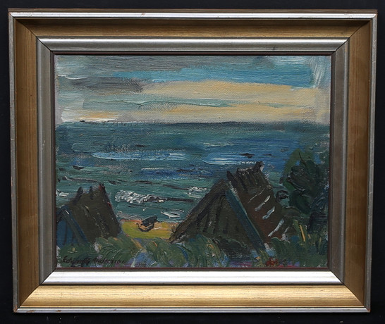 EDVARD ANDERSSON. Oil on Board, signed. Art - Paintings - Auctionet