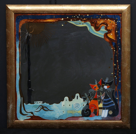 MIRROR, "Tramonto", Rosina Wachtmeister, Goebel. Mirrors - Auctionet