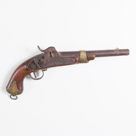 PISTOL, percussion lock, early 19th century. Weapons & Militaria - Guns ...