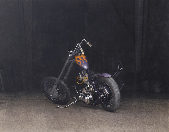 JOHN-ERIK FRANZÉN. Motorcycle, color lithograph, signed and dated 1992 ...