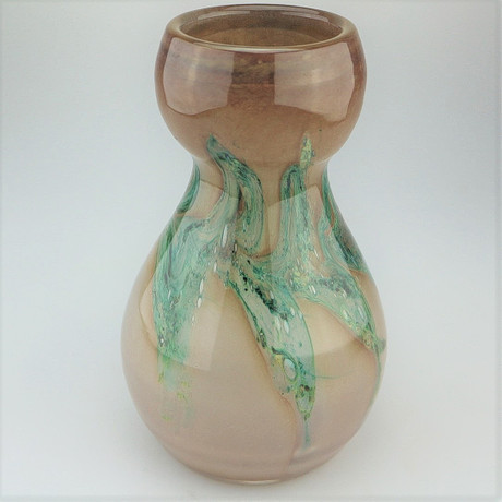 ERWIN EISCH. STUDIO GLASS VASE. Glass - Other - Auctionet