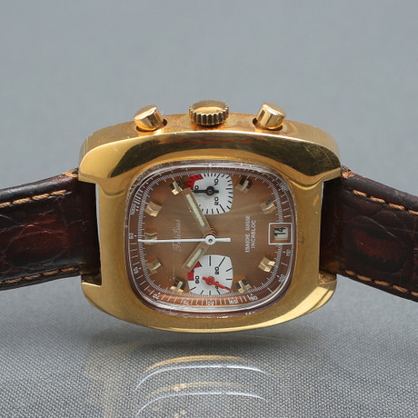 FIDÉLIUS, wristwatch, chronograph, manual, cal. Valjoux 7734, doubé ...