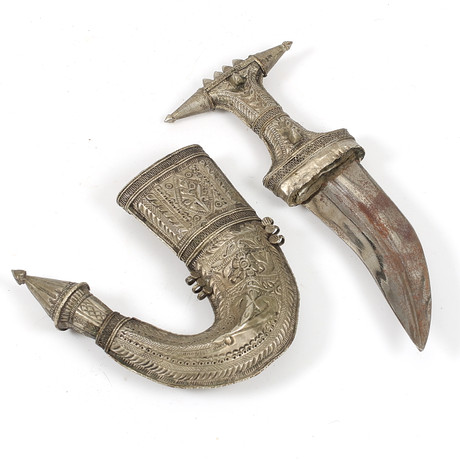 KNIFE, Jambiya, Saudi Arabia, 19th century. Weapons & Militaria - Edged ...