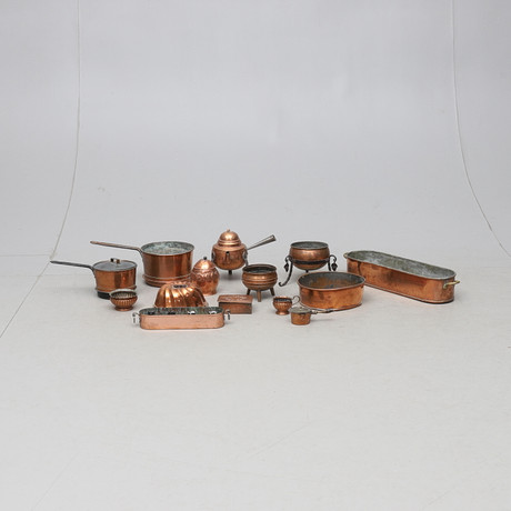 COPPER OBJECTS, 19th/20th century. Silver & Metals - Pewter, Brass ...