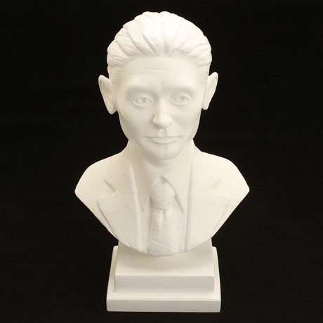 OIDENTIFIERAD KONSTNÄR, Byst, sten, "Franz Kafka", signerad 2011. Konst ...