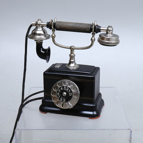 DESK PHONE, marked LM Ericsson, Stockholm, 1900s. Miscellaneous ...