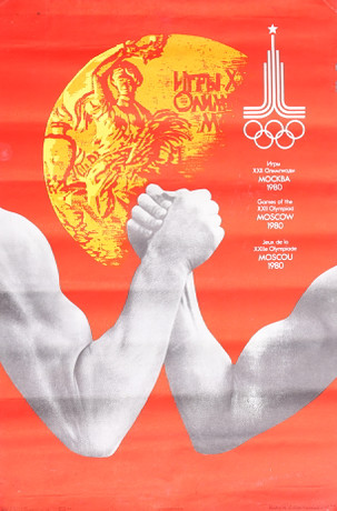 AFFISCH, OS Moskva 1980. Konst - Övrigt - Auctionet