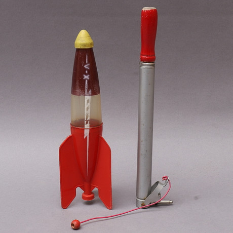 ROCKET, plastic & metal, "VX", West Germany, mid 20th century. Toys ...