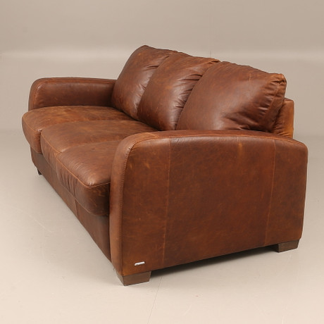 SOFFA/BÄDDSOFFA, skinn, Natuzzi. Möbler - Soffor & Sittgrupper - Auctionet