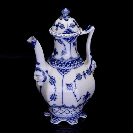 MOCCAKANNA, porcelain, Musselmalet, full blonde, Royal Copenhagen ...