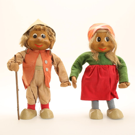SVEN SÖDERHÄLL, troll, 2 stycken. Leksaker - Auctionet