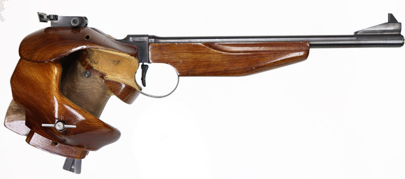 26. PISTOL, Russian, Single shot, make Vostok, model TO3-35, caliber ...