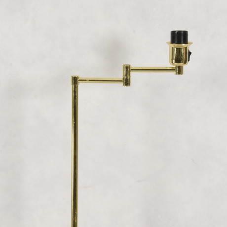 FLOOR LAMP, yellow metal, latter half of the 20th century. Lighting ...