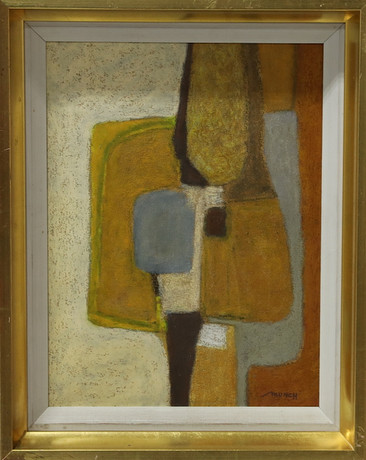 BERNARD MUNCH. pastel on Board, signed. Art - Paintings - Auctionet