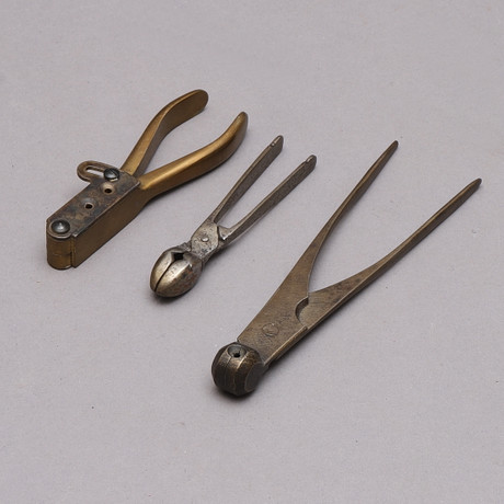 KULT Zangen, 3-tlg., u.a. Messing. Waffen & Militaria - Schusswaffen ...