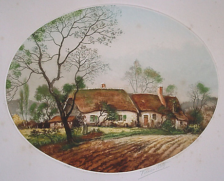 FRANCIS ROTH. Farm yard. Art - Engravings & Prints - Auctionet