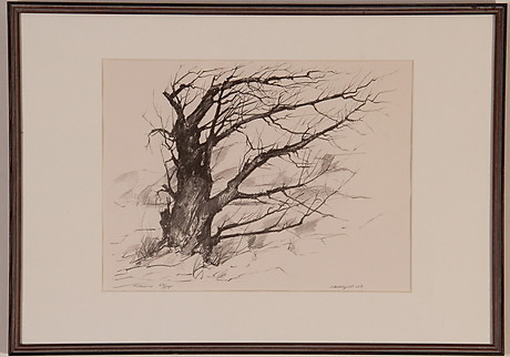 SVEN ERIK HELLQVIST. Photolithography, 27/55, signed, 1967. Art ...