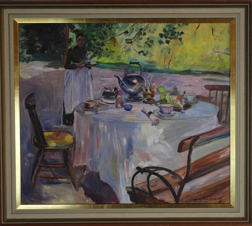 HJALMAR LINDBLOM. OIL ON CANVAS signed. Art - Paintings - Auctionet