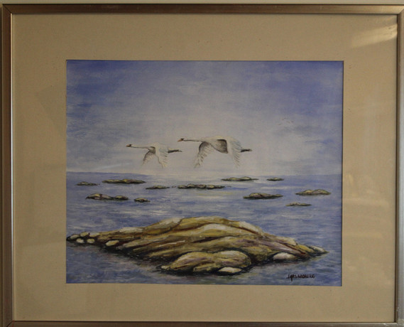 LARS BROBERG. AKVARELL signerad. Konst - Måleri - Auctionet