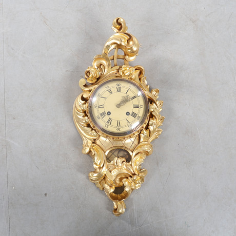WALL PENDANT, gilt, rococo style, 1900s. Clocks & Watches - Wall Clocks ...