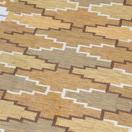 INGEGERD SILOW. Matta, rölakan, signerad IS, ca. 232x166 cm. Mattor ...