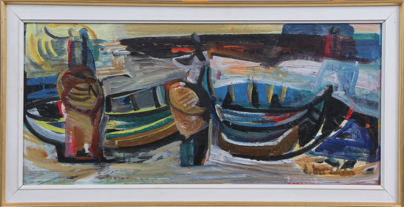 ERIC EWALD. OIL on Board, signed, 1900s. Art - Paintings - Auctionet