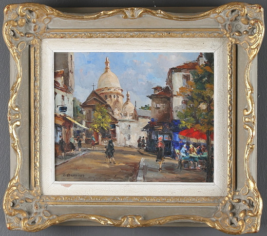 JULIEN BROSIUS. Paris, oil on canvas, signed. Art - Paintings - Auctionet