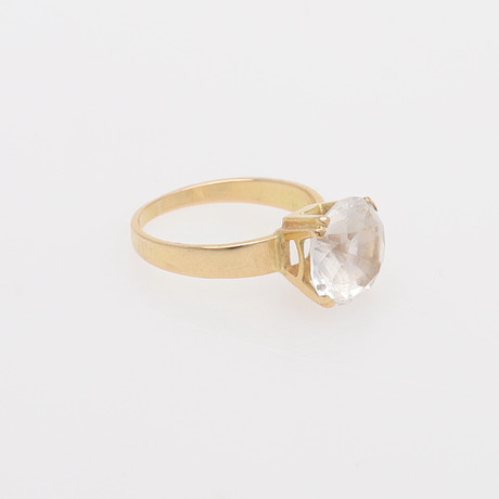 RING WITH SPINEL, 18k gold, Joh Petterssons Eft, Stockholm, 1969, 3.65 ...