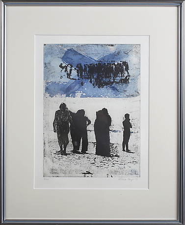 EMMA KARP. Collection. Color etching 2/40. Signed and dated -94. Art ...