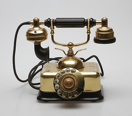 Telephone, base metal, Copenhagen Telephone 1897. Miscellaneous ...