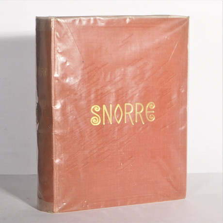 BOOK, "Snorre", Snorre Sturlason, Kongesagaer, 1899. Books, Maps ...