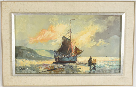 JAN VAN DELDEN. Oil on Board. Art - Paintings - Auctionet