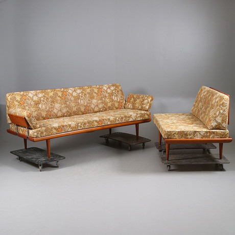 SOFFOR, 2 st. "Minerva", Peter Hvidt & Orla Mølgaard, 1950/60-tal ...