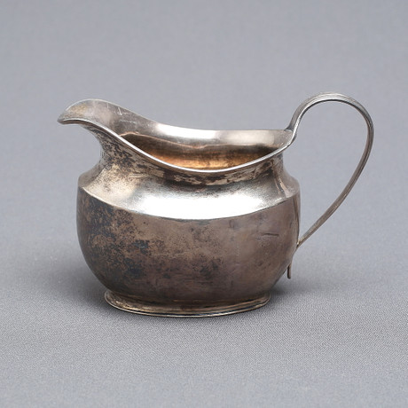 CREAM POT, sterling silver, George III, London, England 1815. Silver ...