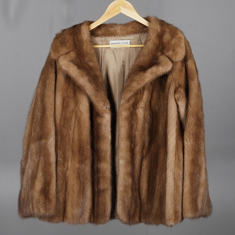 A 1960S BLOND MINK JACKET BY MAXWELL CROFT, LONDON/BATH. Vintage ...