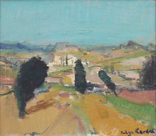 HELGE CARDELL. Landscape, oil on canvas, signed. Art - Paintings ...