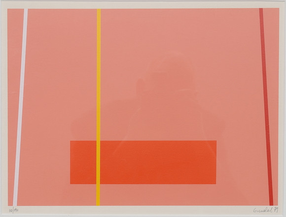 GÖRAN GIMDAL. serigraphy, composition, signed Gimdal, dated -79 ...