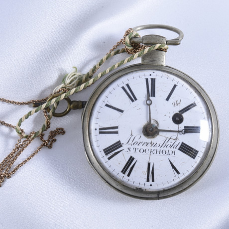 POCKET WATCH, so-called "spider clock," mark Hovvensköld, Stockholm ...