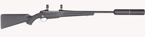 385. GUN WITH SILENCER, Finnish, Repeter, make Sako, model A7, caliber ...
