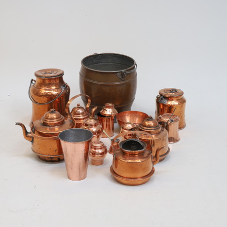 COPPER OBJECTS, 19th and 20th centuries. Silver & Metals - Pewter ...