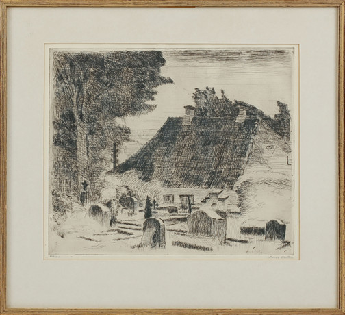 LOUIS BASTIN. Etsning, signerad och numrerad 228/310. Konst - Grafik ...